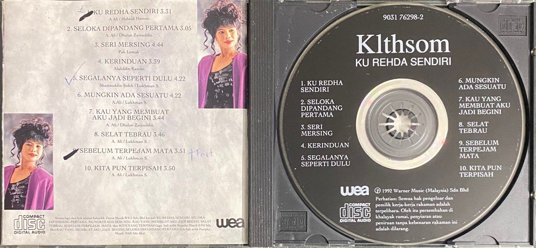 CD Klthsom, Hobbies & Toys, Music & Media, CDs & DVDs on Carousell
