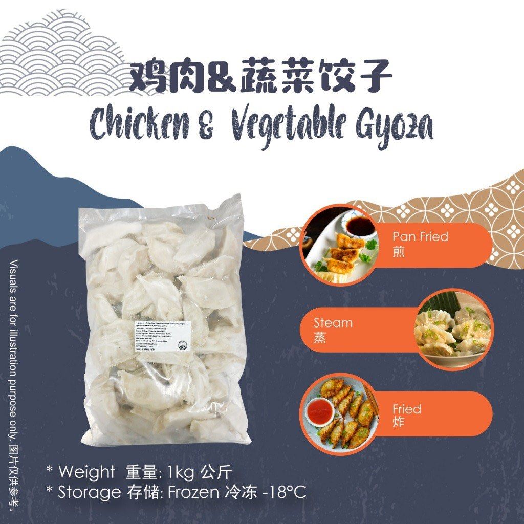 Chicken Gyoza, Food & Drinks, Chilled & Frozen Food on Carousell