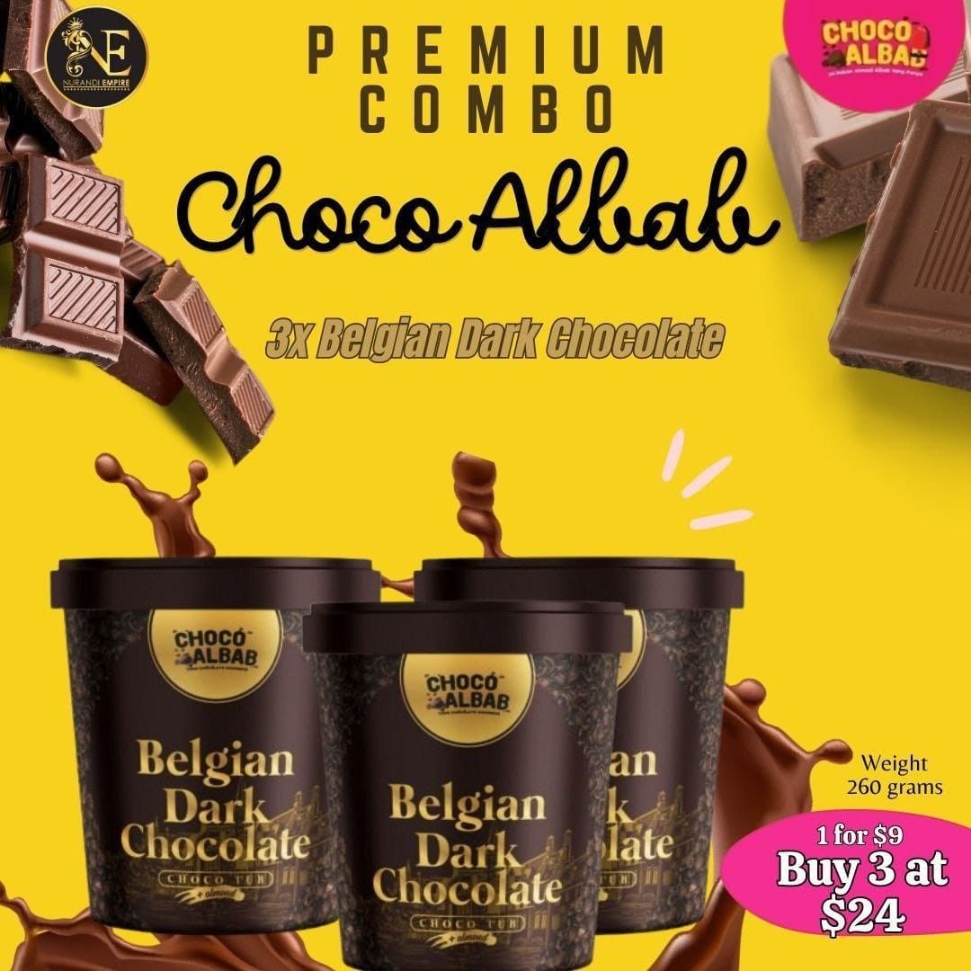 Choco Albab Belgian Dark Chocolate, Food & Drinks, Other Food & Drinks ...