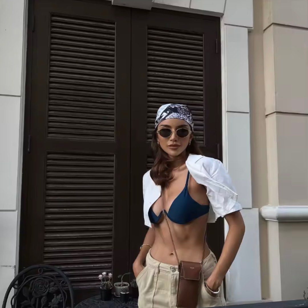 Cider Sea Underwire Bikini Set, Women's Fashion, Swimwear, Bikinis & Swimsuits on Carousell