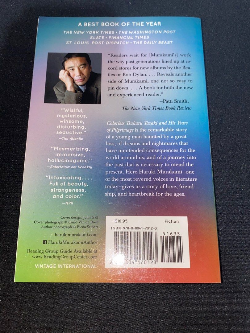 Colorless Tsukuru Tazaki and His Years of Pilgrimage by Haruki Murakami ...