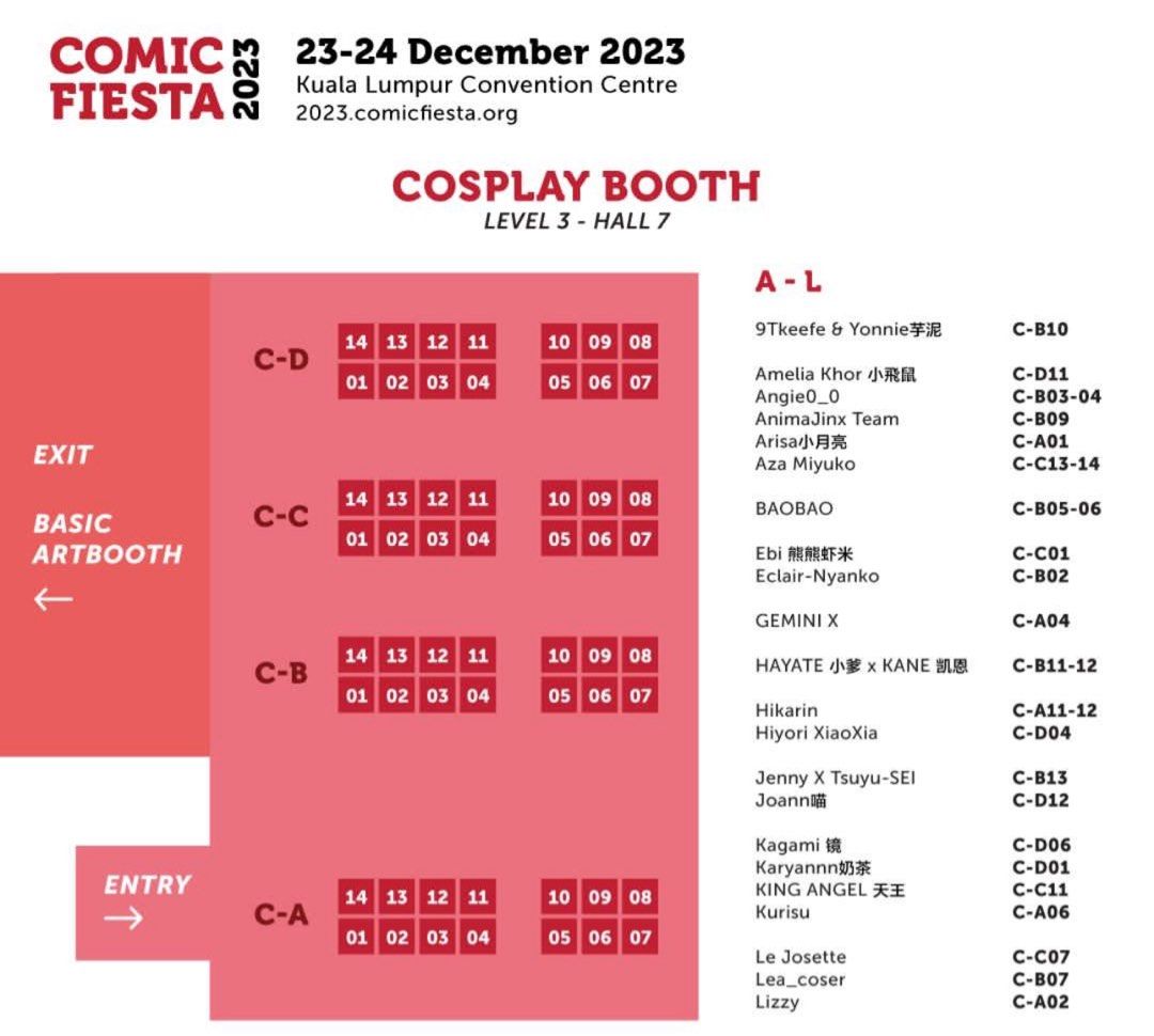 COMIC FIESTA 2023 PERSONAL SHOPPER SERVICE anime merchandise, Hobbies ...