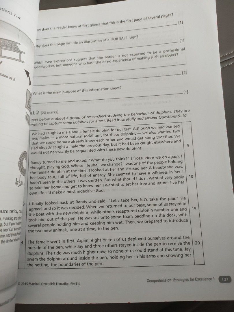 Comprehension strategies for excellence secondary 1, Hobbies & Toys ...