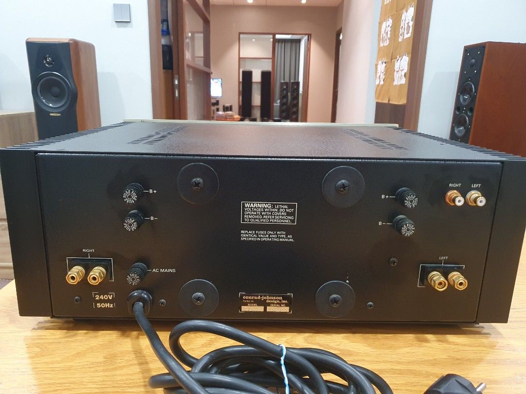 Conrad Johnson MF2300A 240w power amp, Audio, Soundbars, Speakers ...