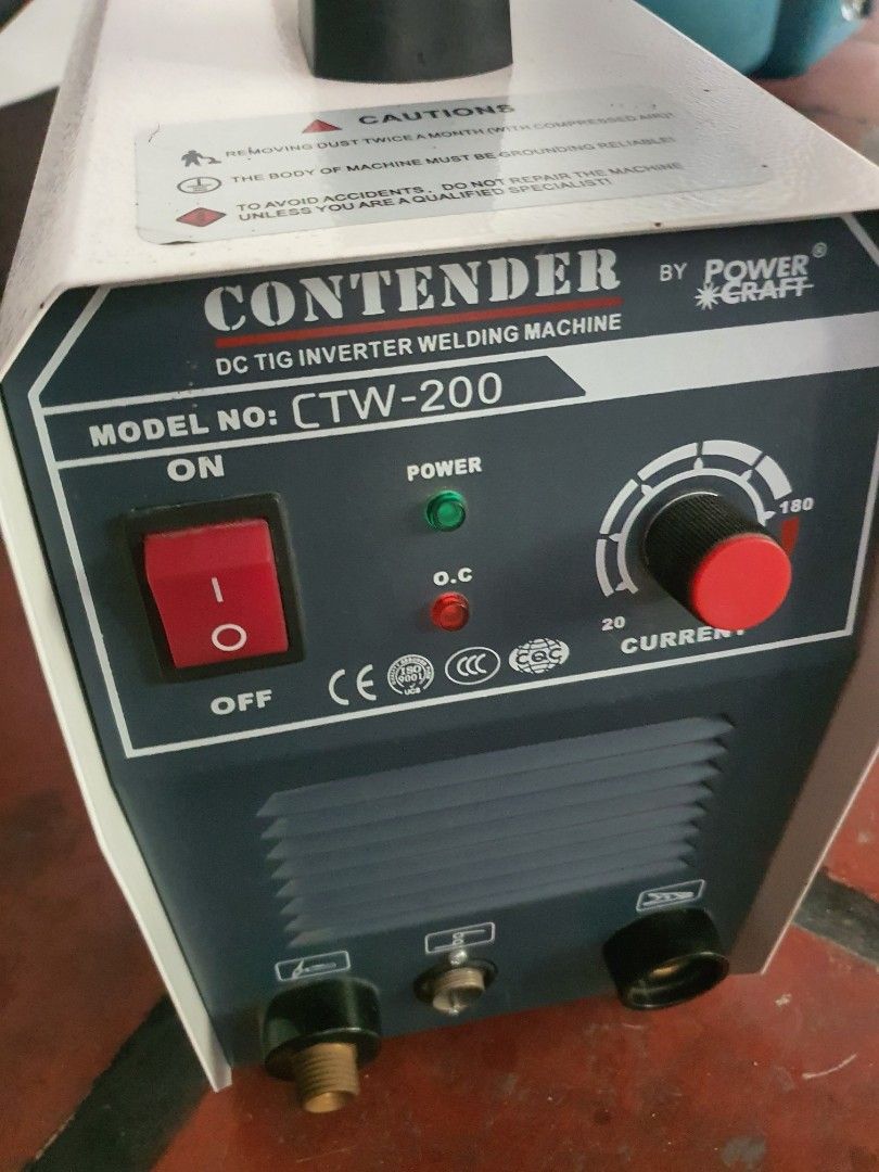 CONTENDER TIG INVERTER WELDING MACHINE, Commercial & Industrial ...