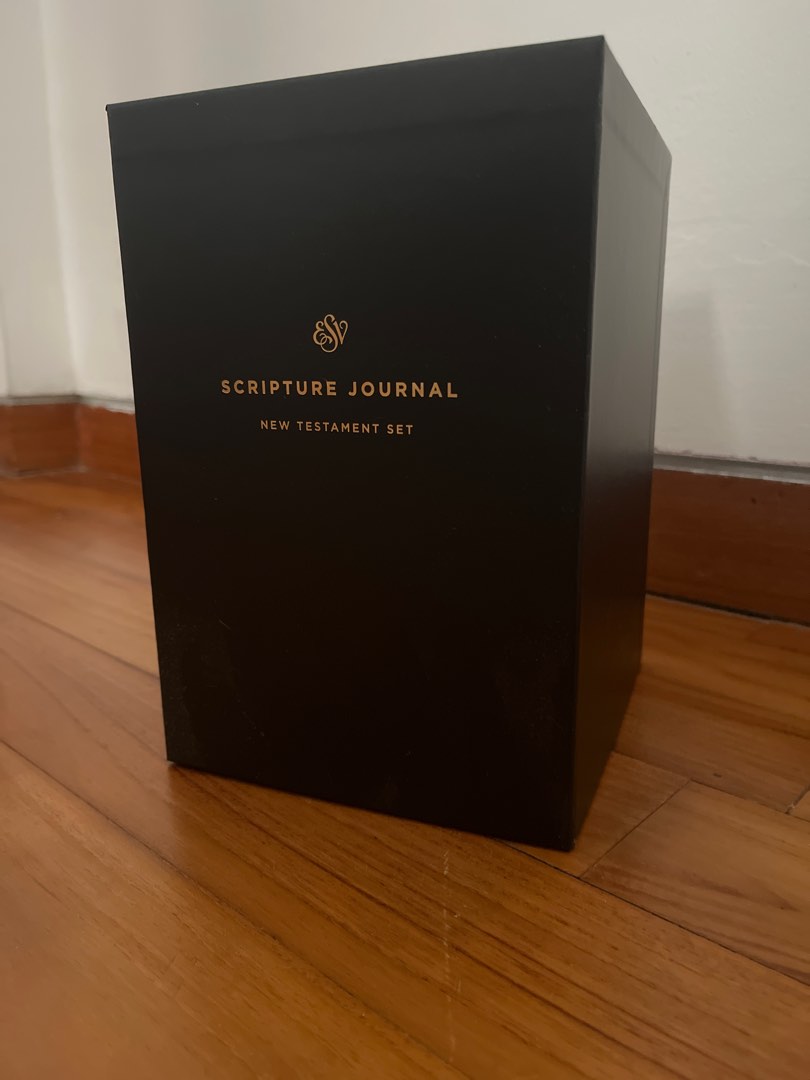 Crossway Full Black ESV Bible Scripture Journal, Hobbies & Toys, Books ...
