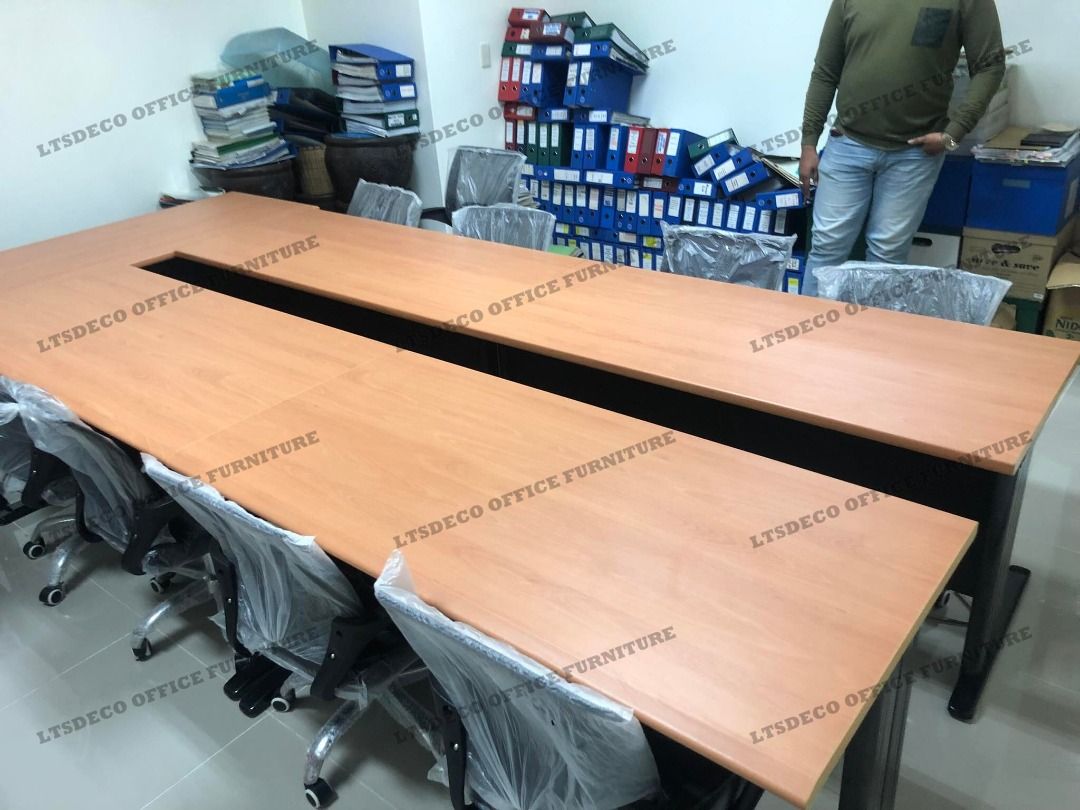 CUSTOMIZED OFFICE TABLE / OFFICE PARTITIONS, Furniture & Home Living ...