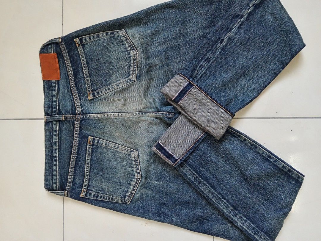 Deep Blue Jeans Kepala Kain, Men's Fashion, Bottoms, Jeans on Carousell