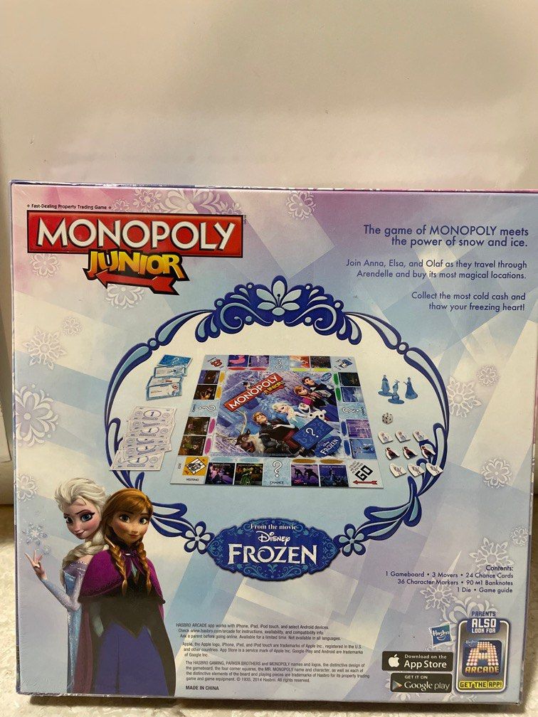 Disney frozen monopoly, Hobbies & Toys, Toys & Games on Carousell