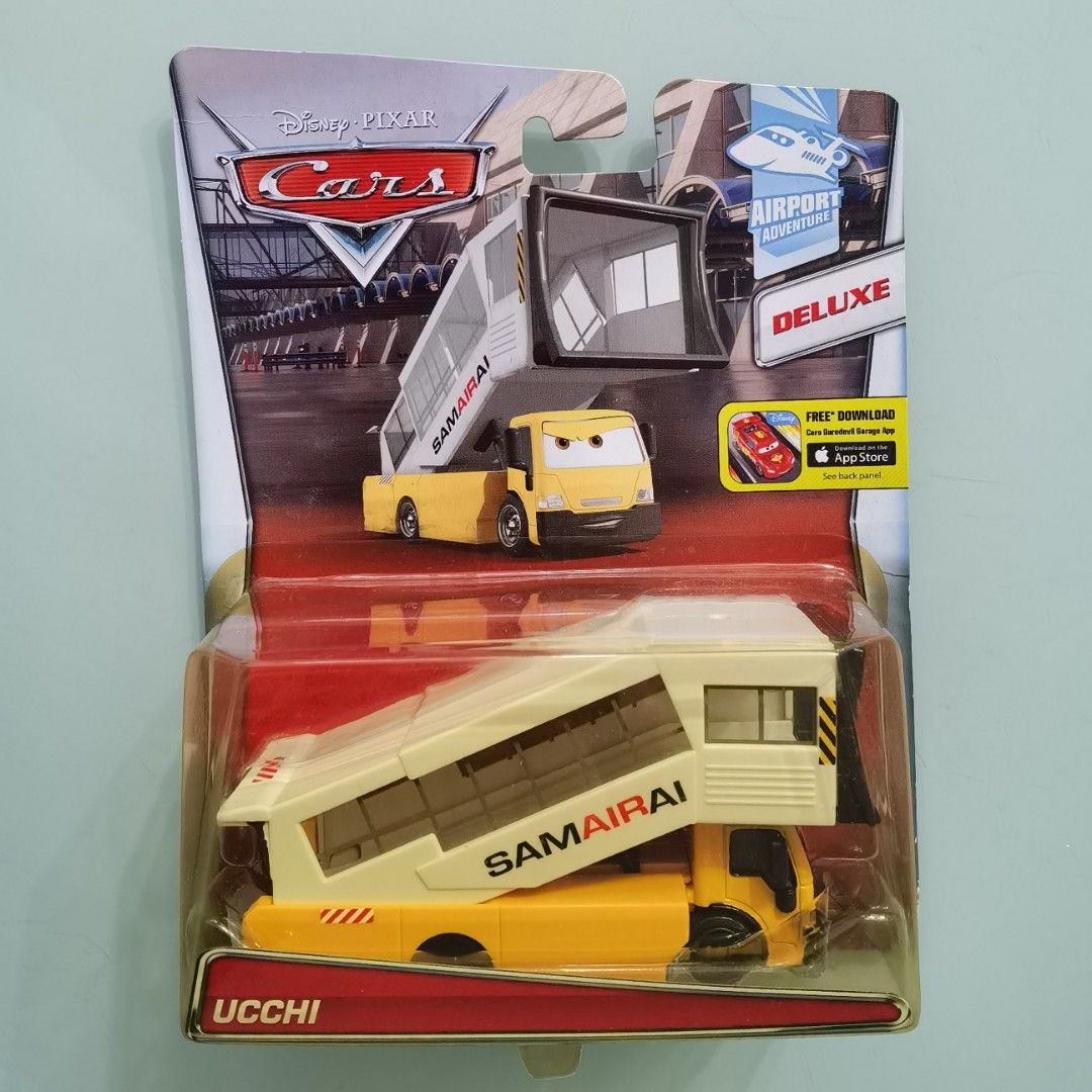 Mattel Disney Pixar Cars Airport Adventure Ucchi Diecast Car #2/6, 興趣及 ...