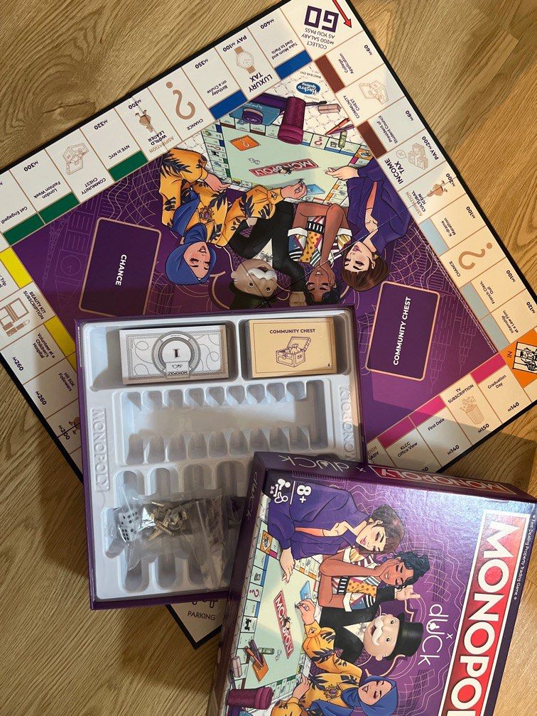 Duck x monopoly board game, Video Gaming, Video Games, Others on Carousell