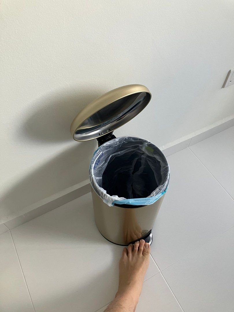 Dustbin (premium) with auto cover, Furniture & Home Living, Furniture ...
