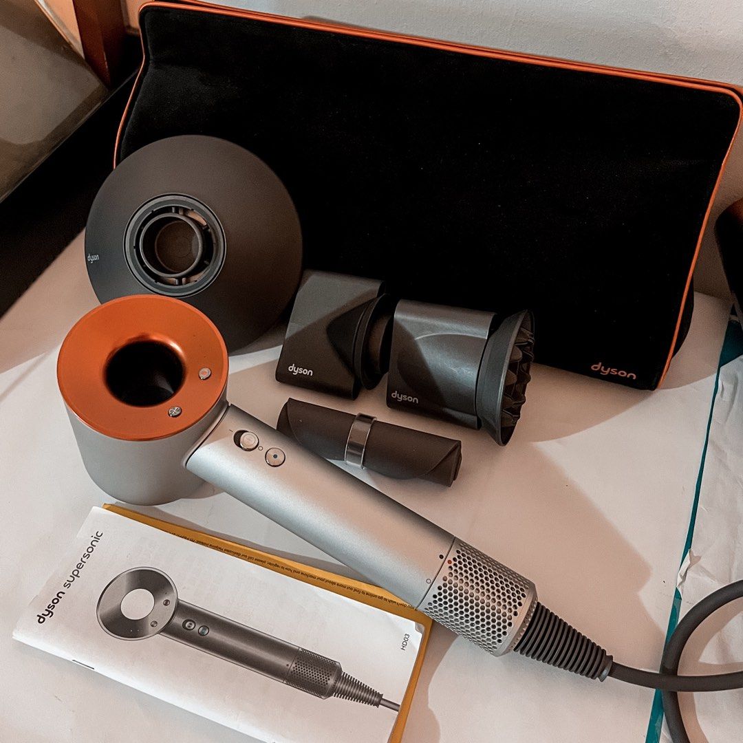 Dyson Supersonic Hair Dryer Copper Nickel HD03, Beauty & Personal Care ...