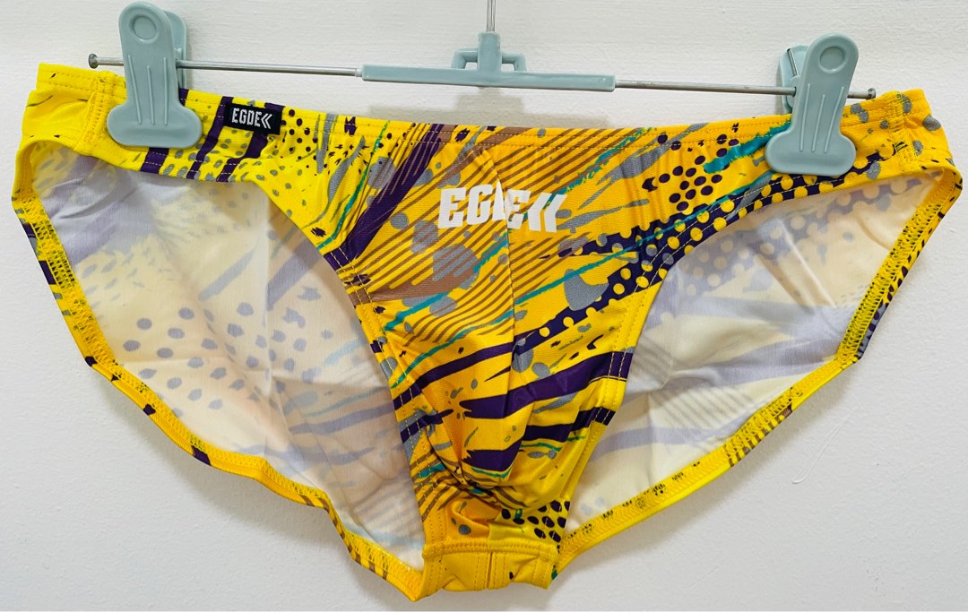egde frontier bikini underwear - yellow - L size, Men's Fashion ...