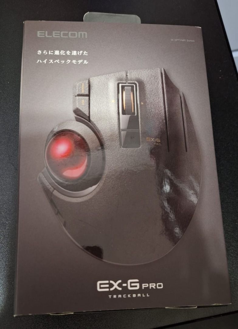 Elecom EX-G pro Trackball wireless mouse, 電腦＆科技, 電腦周邊及配件, 電腦滑鼠及相關產品 - Carousell