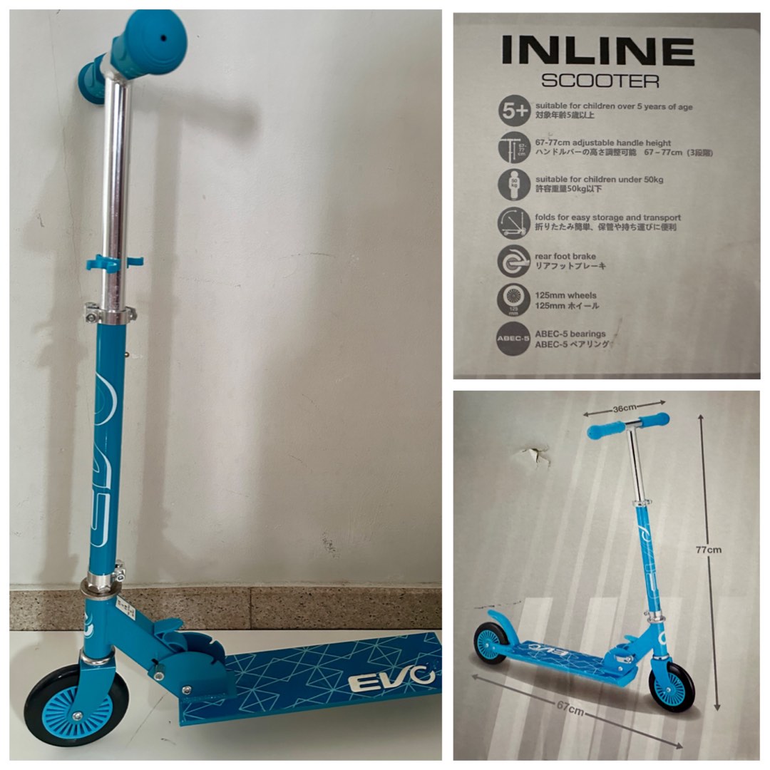 EVO Kids Scooter, Sports Equipment, Sports & Games, Skates ...