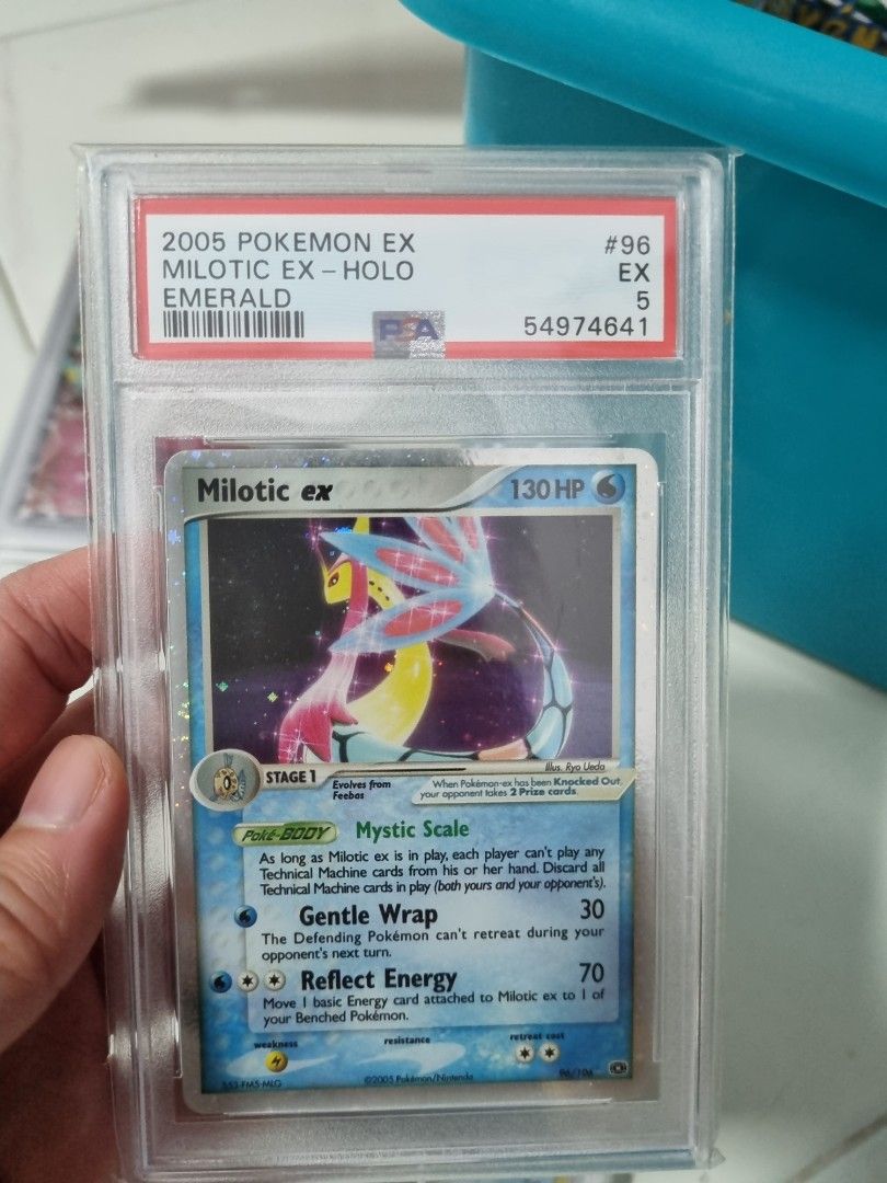 Ex Emerald Ex Hidden Legends PSA 5 Milotic and PSA 5 Ninetales, Hobbies ...