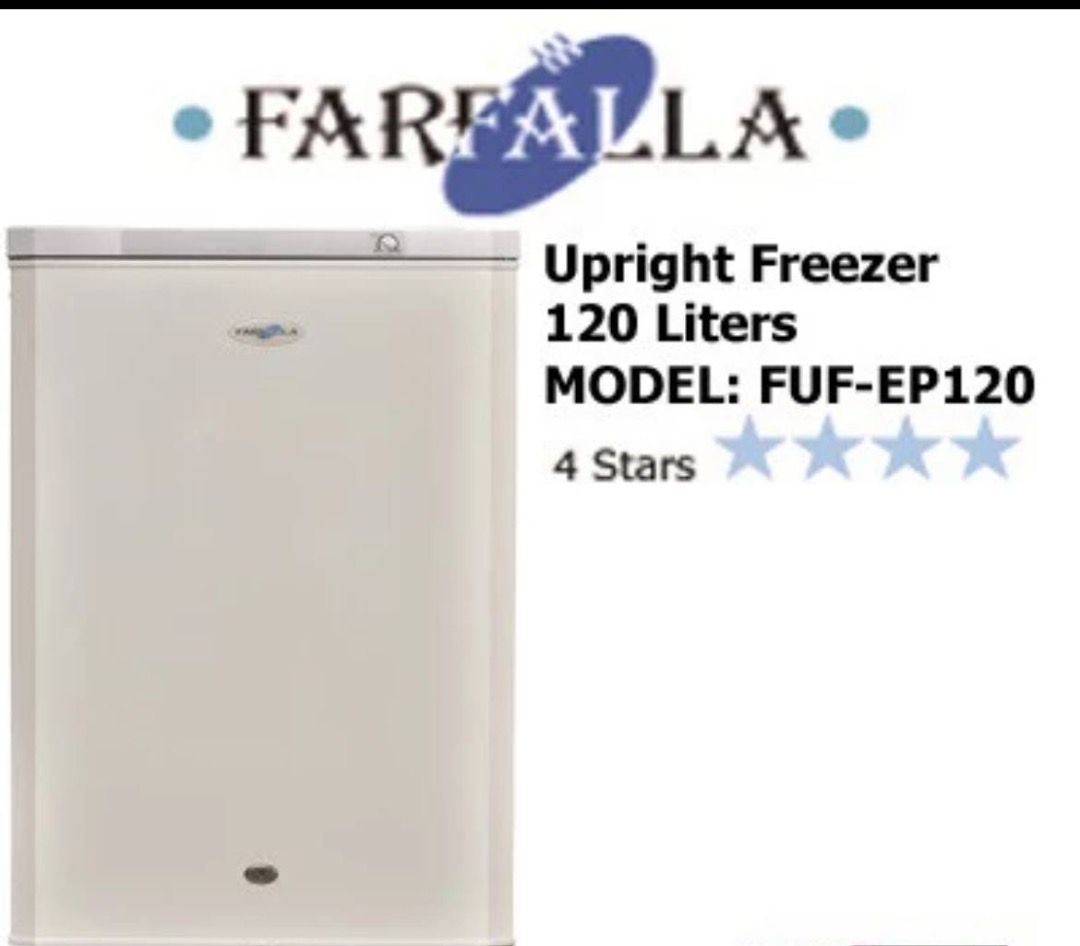 Farfalla 120Litre upright freezer - only used for breast milk, TV ...