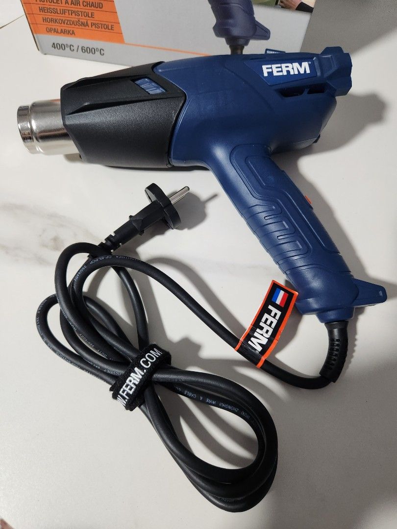 FERM Hot Air Gun 2000W, Furniture & Home Living, Home Improvement ...