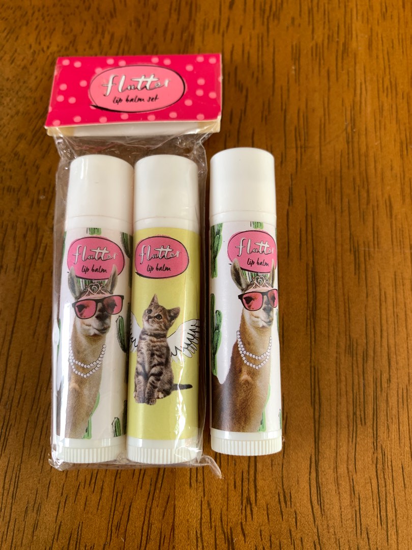 Flutter Lip balm, Beauty & Personal Care, Face, Makeup on Carousell