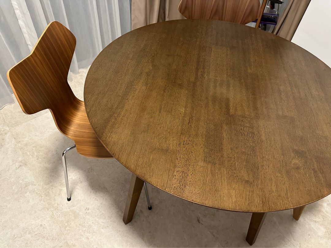 Forty two Round Dining Table, Furniture & Home Living, Furniture ...