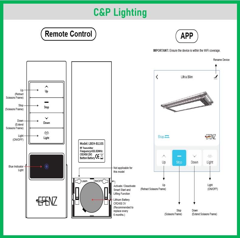 [Free Installation] Efenz Smart Ultra Slim Laundry Drying Rack System ...