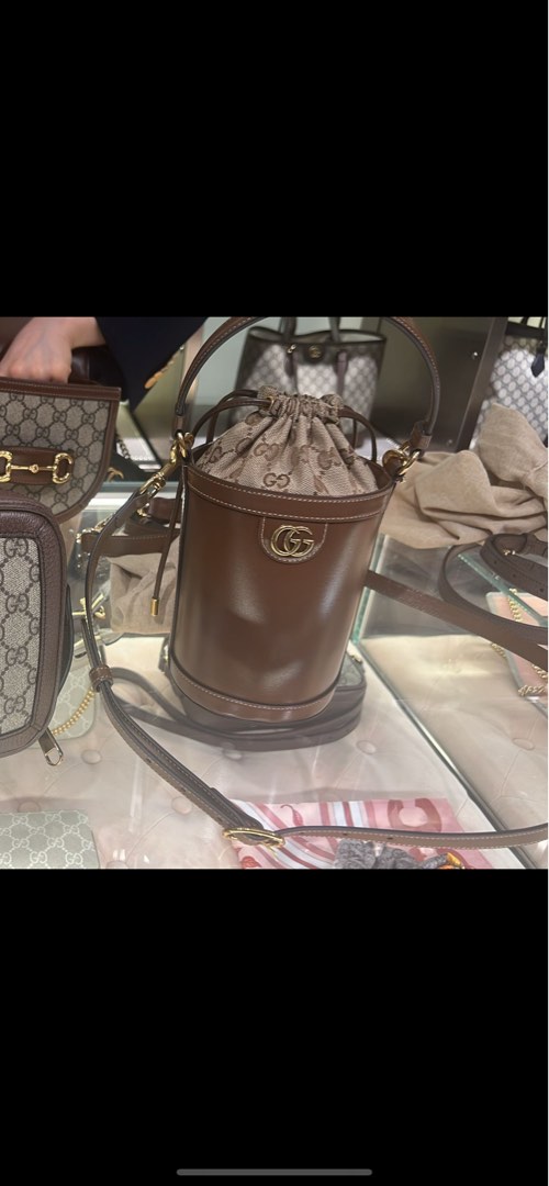 GUCCI OPHIDIA MINI BUCKET BAG, Luxury, Bags & Wallets on Carousell