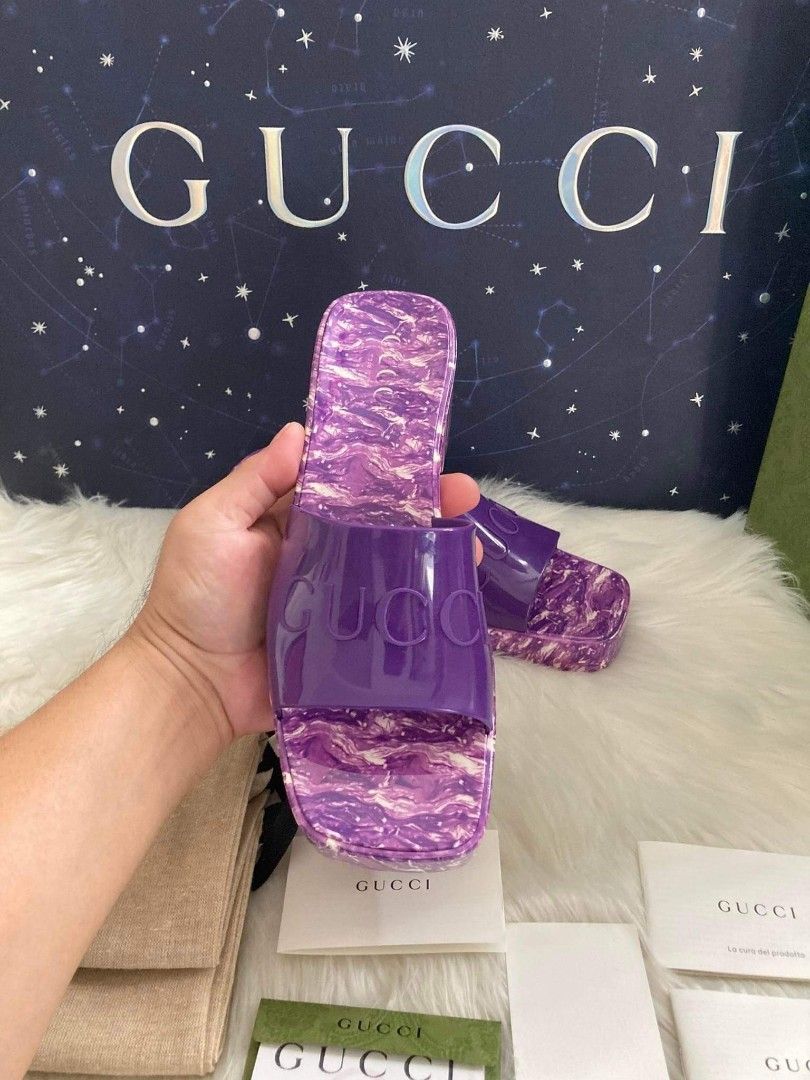 GUCCI Platform Mules -6,7,8, Women's Fashion, Footwear, Flats & Sandals ...