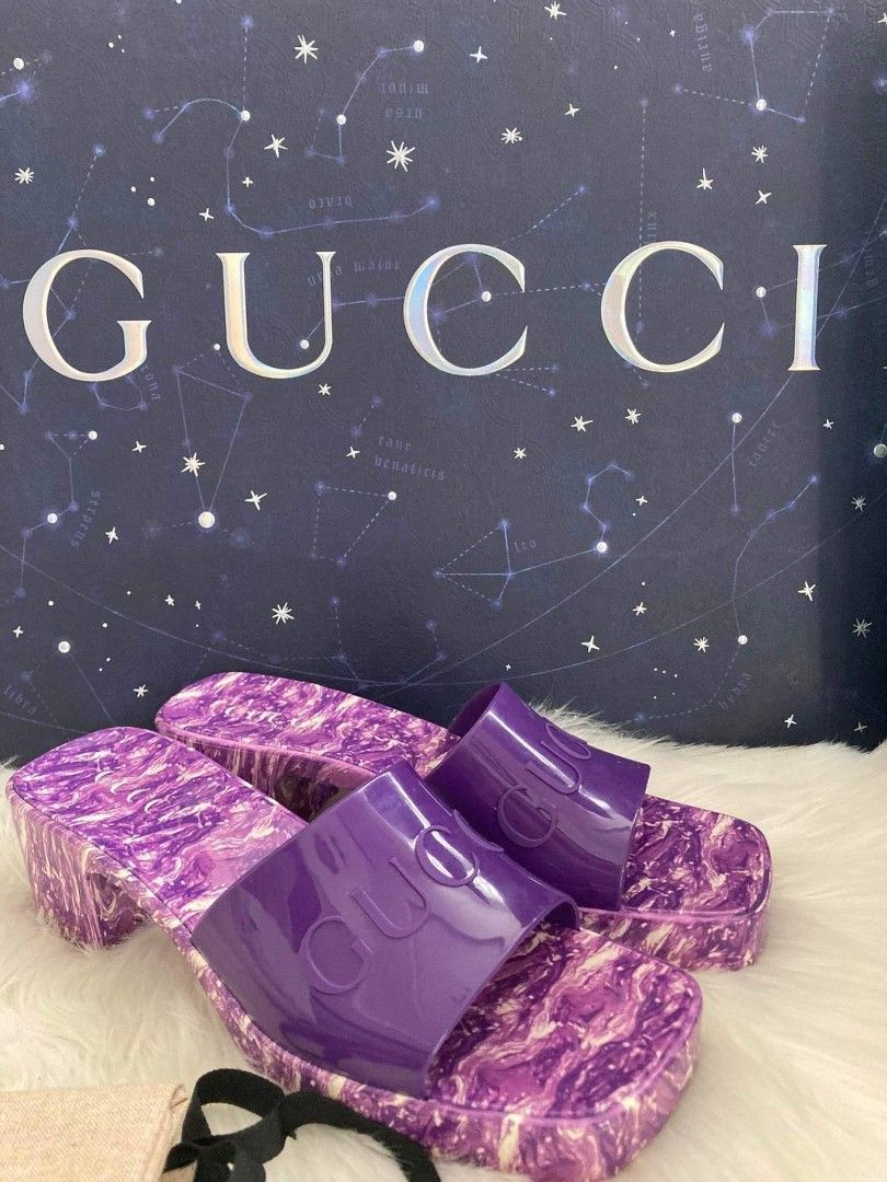 GUCCI Platform Mules -6,7,8, Women's Fashion, Footwear, Flats & Sandals ...