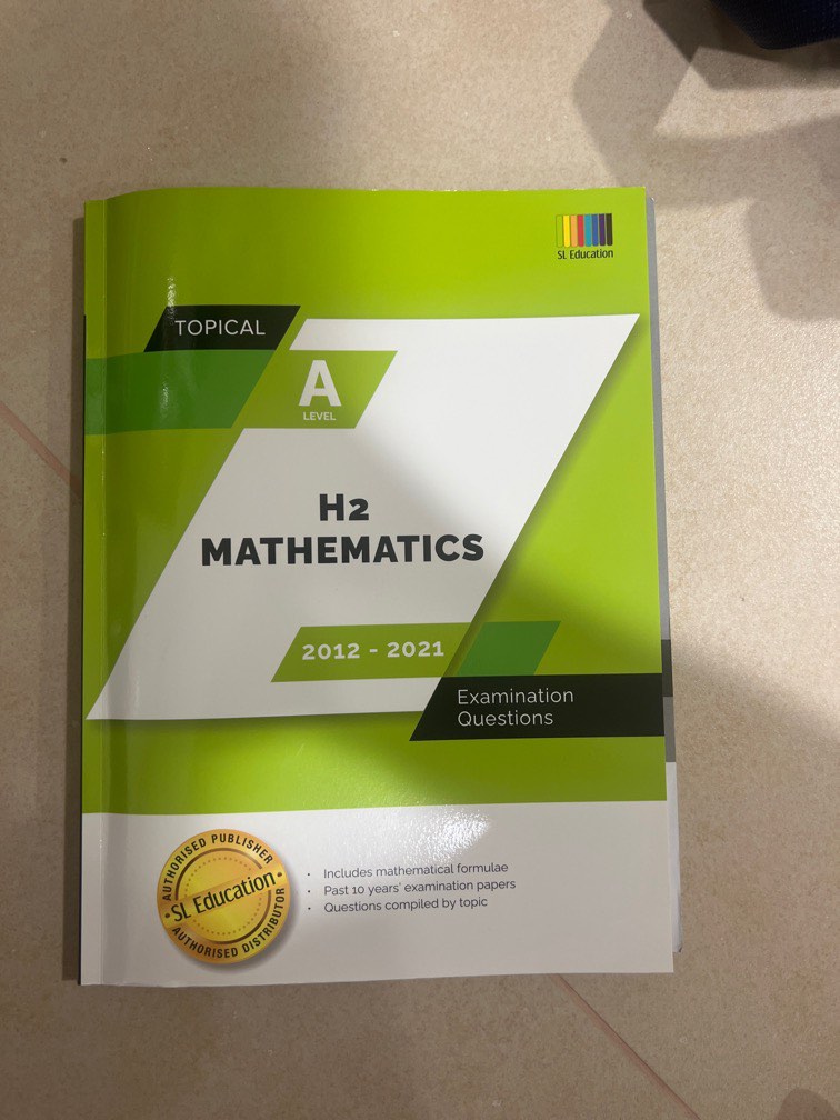 H2 Math TYS topical, Hobbies & Toys, Books & Magazines, Assessment ...