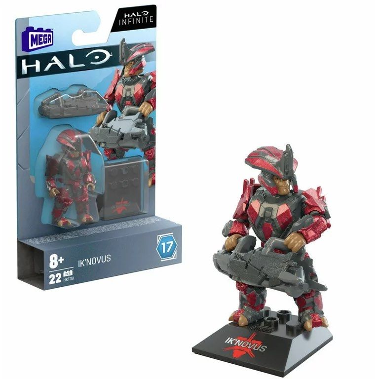 Halo Mega Construx Figures; Atriox, Spartan, Human Combat Form, Brute ...