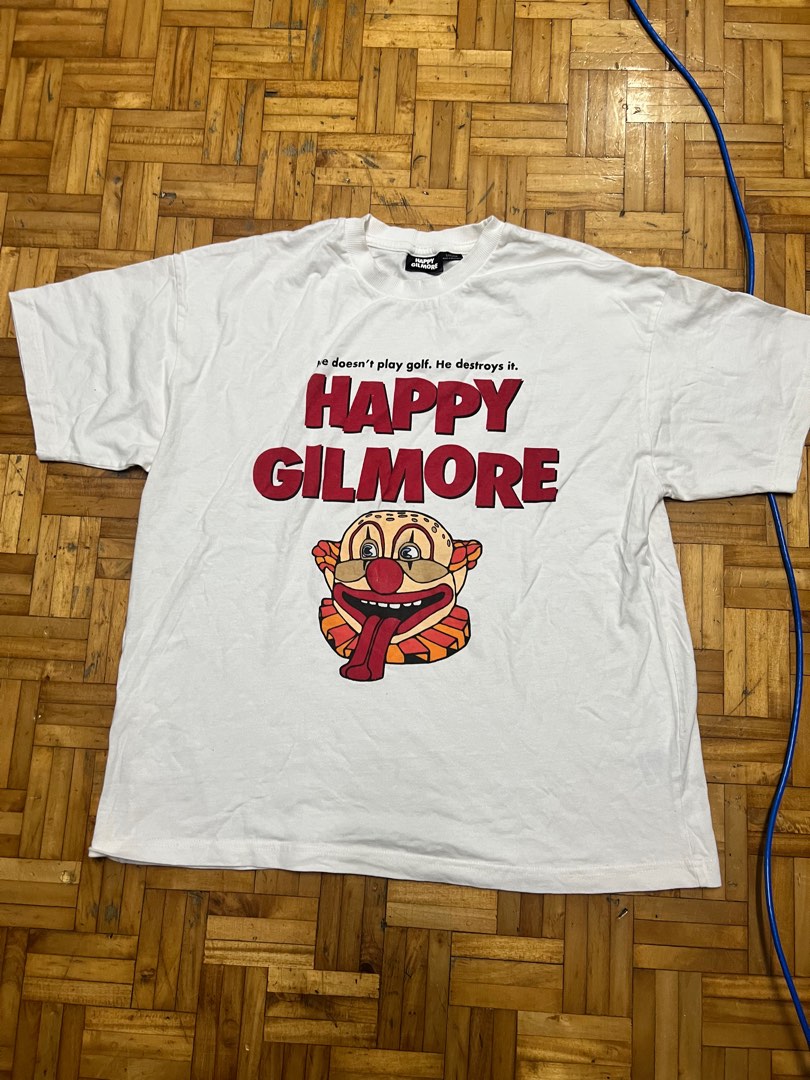 happy gilmore white shirt, Men's Fashion, Tops & Sets, Tshirts & Polo ...