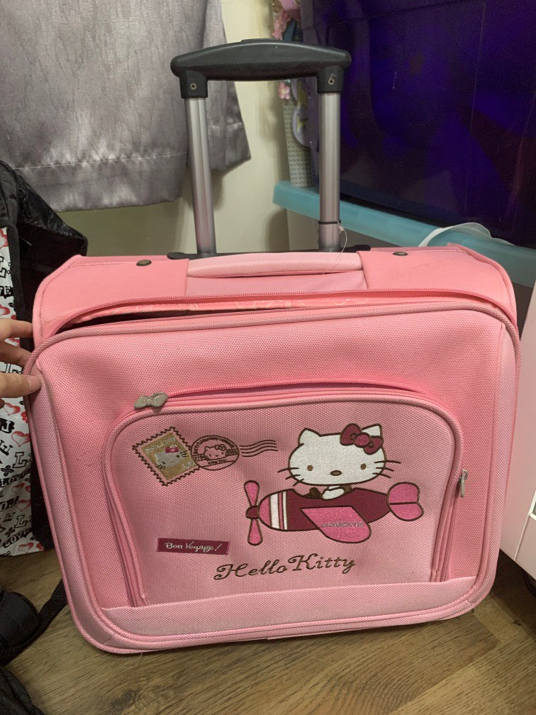 Hello kitty luggage, Hobbies & Toys, Travel, Luggage on Carousell