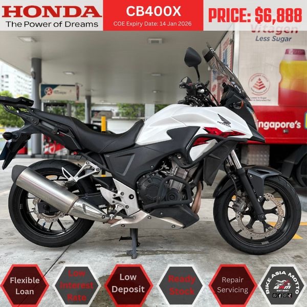 Honda CB400x, Motorcycles, Motorcycles for Sale, Class 2A on Carousell