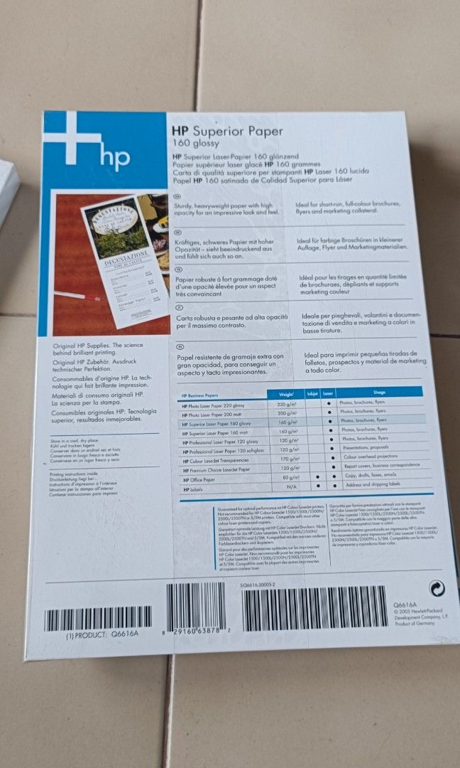 HP Superior Paper, Hobbies & Toys, Stationery & Craft, Stationery ...