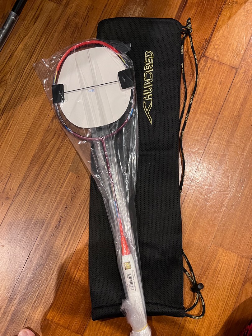 Hundred badminton racket, Sports Equipment, Sports & Games, Racket ...