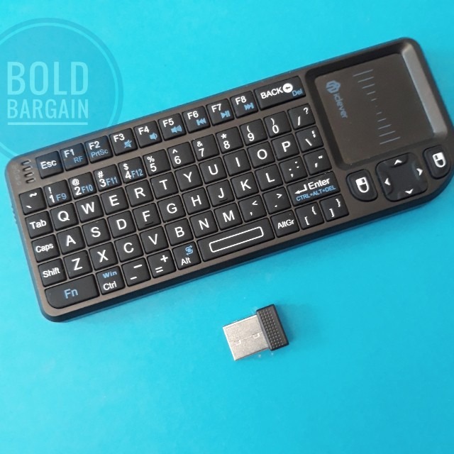 iClever IC-RF01 Wireless Keyboard Touchpad Mouse Combo 2.4 GHz for ...
