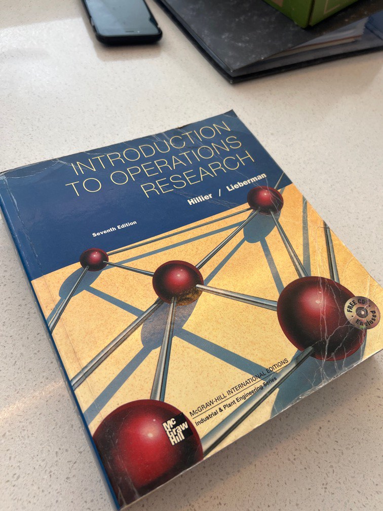 Introduction to Operations Research 7th Edition, Hobbies & Toys, Books ...