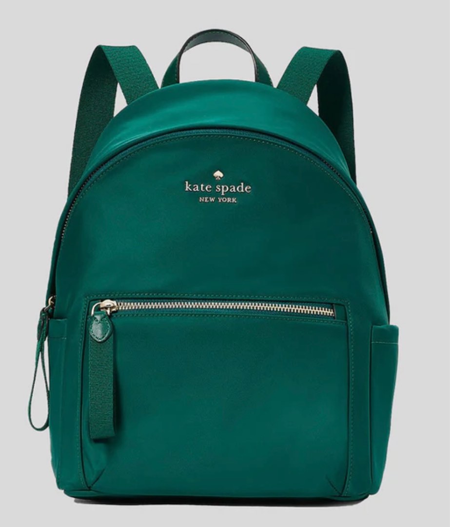 Kate Spade Chelsea Medium Backpack Deep Jade, Women's Fashion, Bags ...
