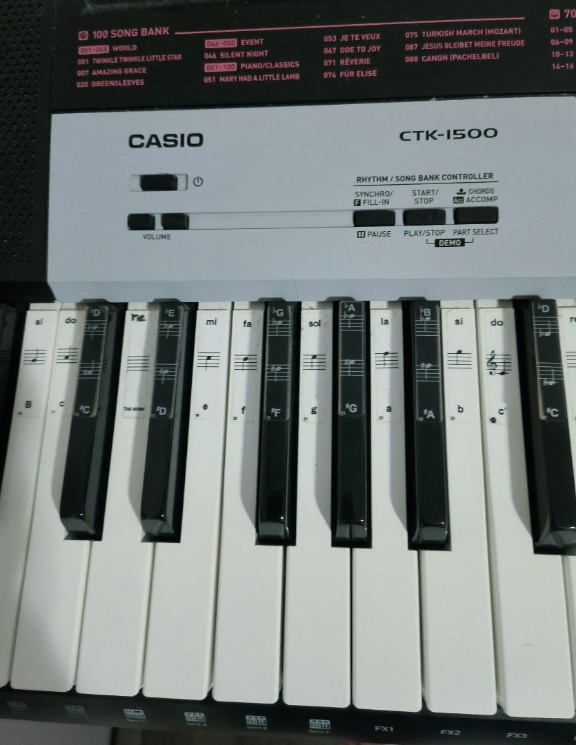 Keyboard Casio CTK-1500, Hobbies & Toys, Music & Media, Musical Instruments on Carousell