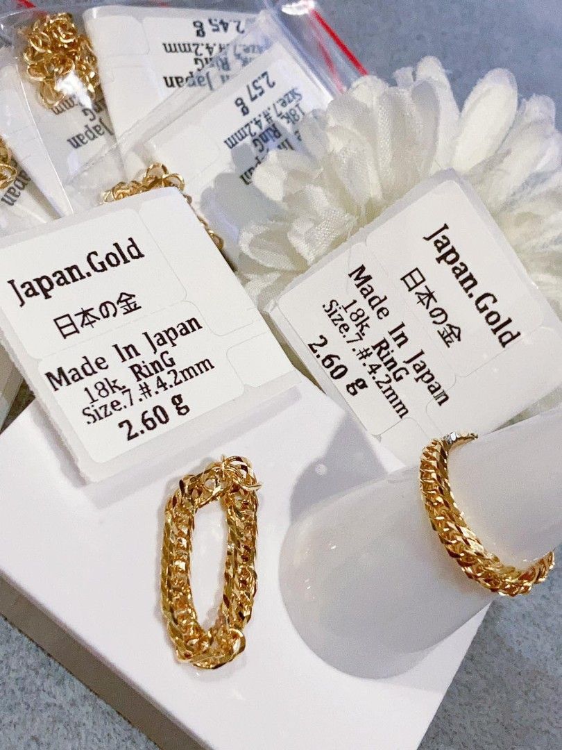 Kihei Rings 18k japan gold, Women's Fashion, Jewelry & Organizers, Rings on Carousell