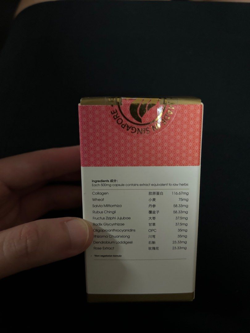 Kin Teck Tong Collagen Tablets, Health & Nutrition, Health Supplements ...