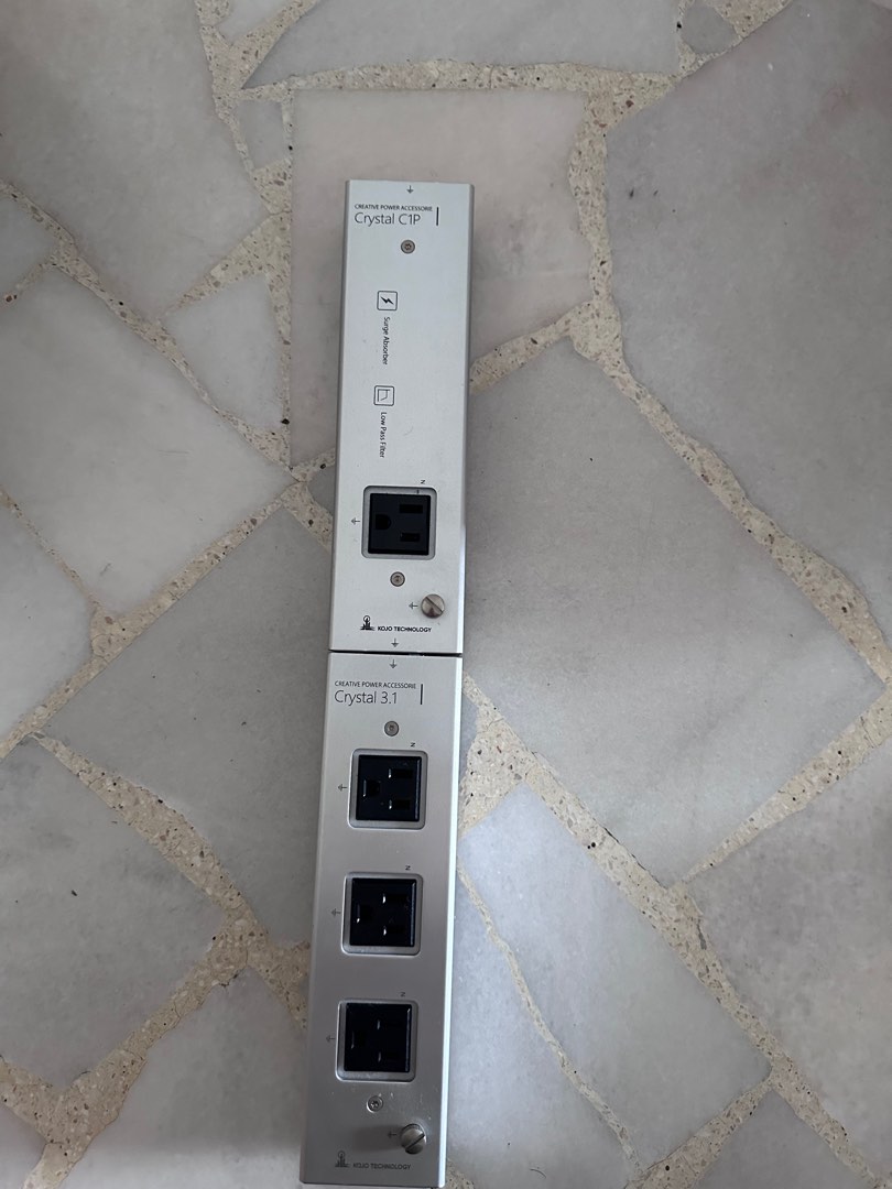 Kojo Technology Crystal C1P power bar with surge absorber and noise ...