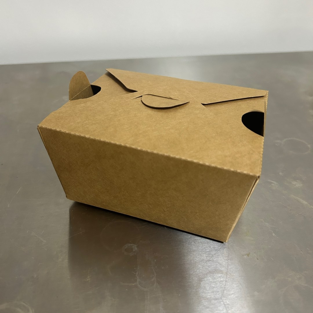 Take all! 800ml Kraft fast food take out box, Furniture & Home Living ...