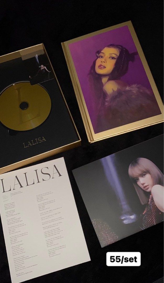 LALISA BLACKPINK LISA SOLO ALBUM, Hobbies & Toys, Collectibles ...