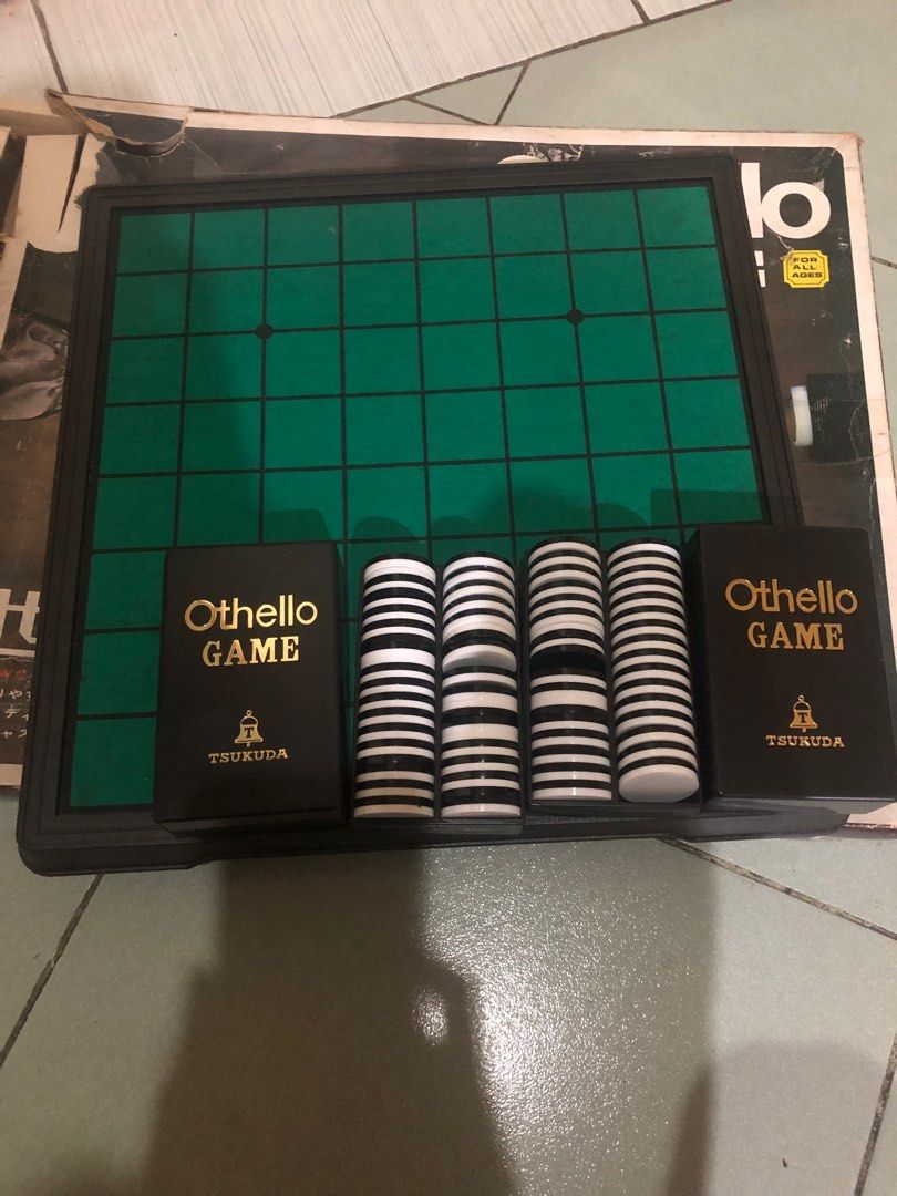 Large Othello board game by tsukuda, Hobbies & Toys, Toys & Games on Carousell