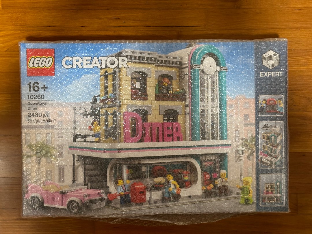 [Good Box] Lego 10260 Downtown Diner, Hobbies & Toys, Toys & Games on ...