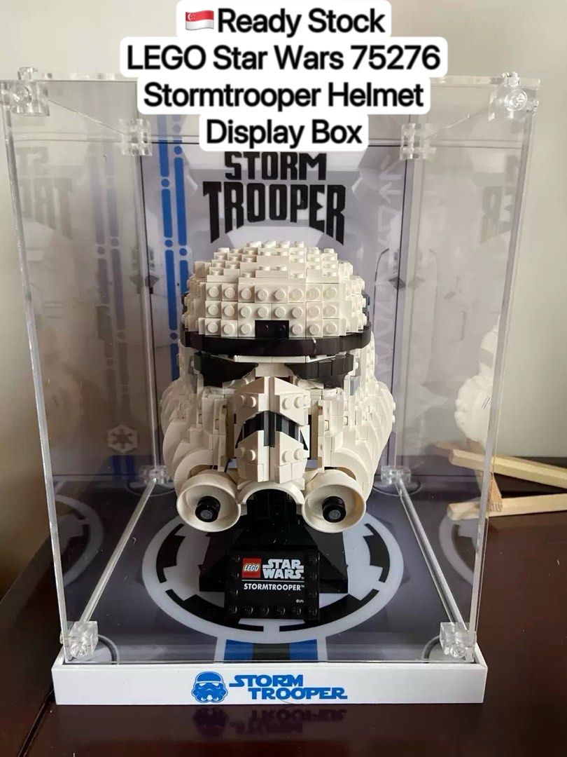 LEGO Helmet display case box LEGO Star Wars 75276 Stormtrooper Helmet ...
