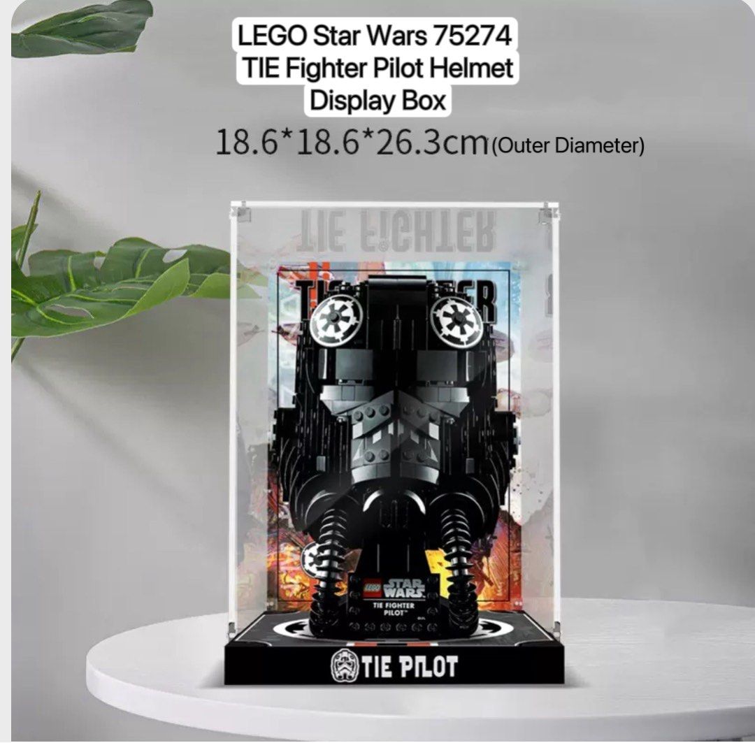 LEGO Helmet display case box LEGO Star Wars 75276 Stormtrooper Helmet ...