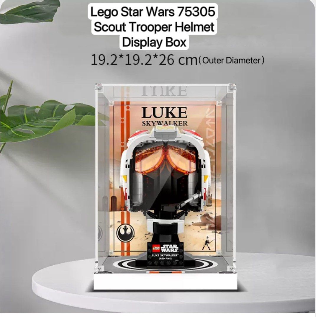LEGO Helmet display case box LEGO Star Wars 75276 Stormtrooper Helmet ...